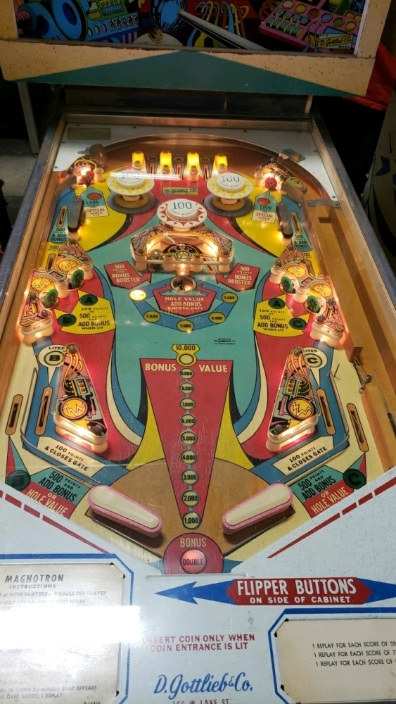 MAGNOTRON 4 PLAYER PINBALL MACHINE MAGNOTRON 4 PLAYER PINBALL MACHINE