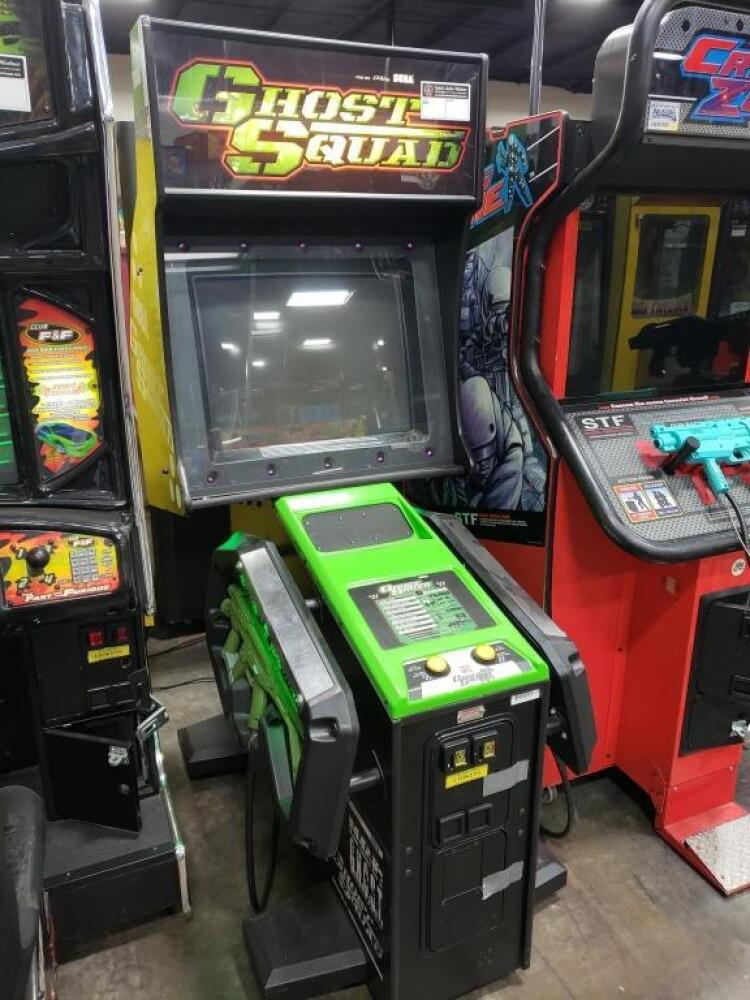 GHOST SQUAD UPRIGHT SHOOTER ARCADE GAME SEGA