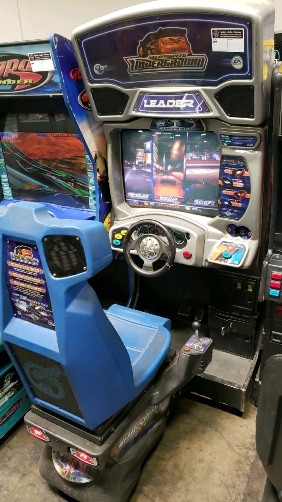 NEED FOR SPEED UNDERGROUND SITDOWN DRIVER ARCADE GAME