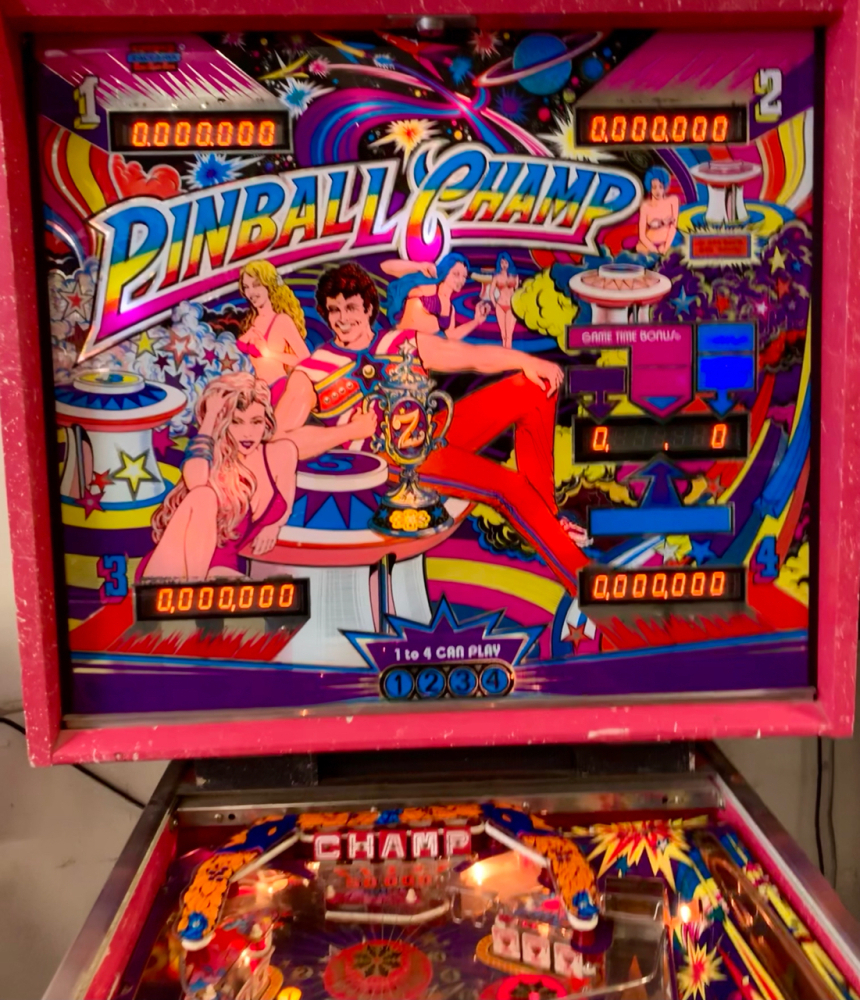PINBALL CHAMP by ZACCARIA PINBALL MACHINE