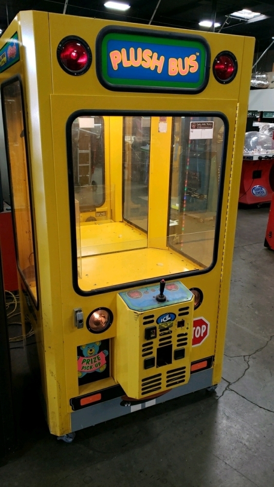 40 PLUSH BUS PLUSH CLAW CRANE MACHINE by ICE