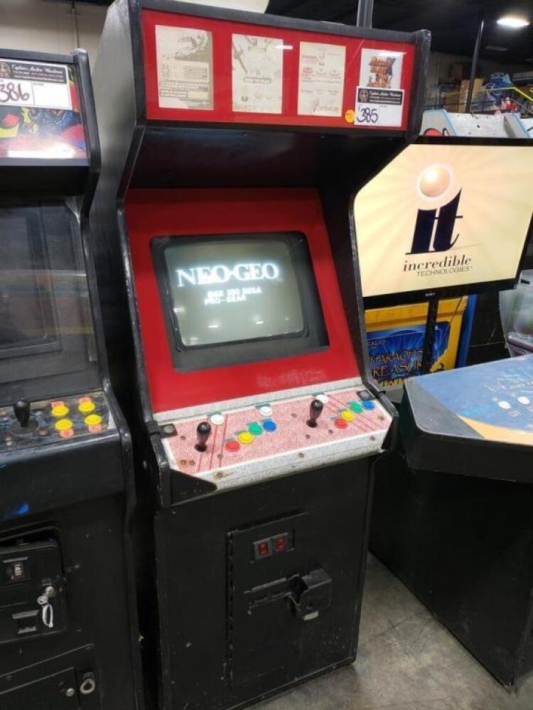 NEO GEO 4 SLOT SNK UPRIGHT 19 ARCADE GAME #3