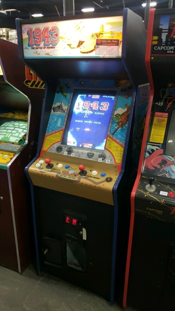 1943 THE BATTLE OF MIDWAY UPRIGHT CLASSIC ARCADE GAME CAPCOM