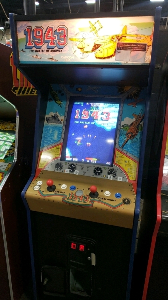 1943 THE BATTLE OF MIDWAY UPRIGHT CLASSIC ARCADE GAME CAPCOM