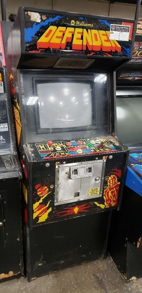 DEFENDER CLASSIC UPRIGHT ARCADE GAME WILLIAMS