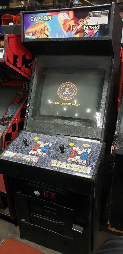 STREET FIGHTER ALPHA 2 UPRIGHT ARCADE GAME CAPCOM