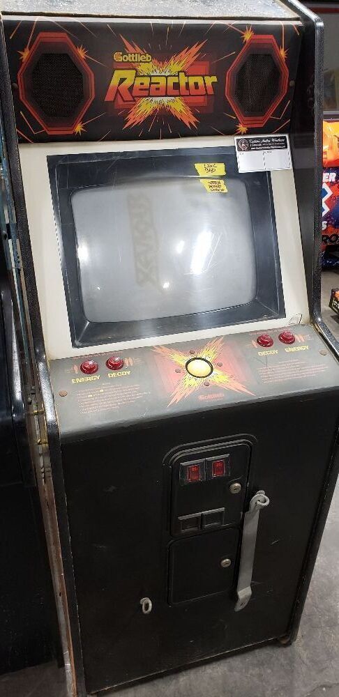 REACTOR CLASSIC ARCADE GAME GOTTLIEB -PROJECT