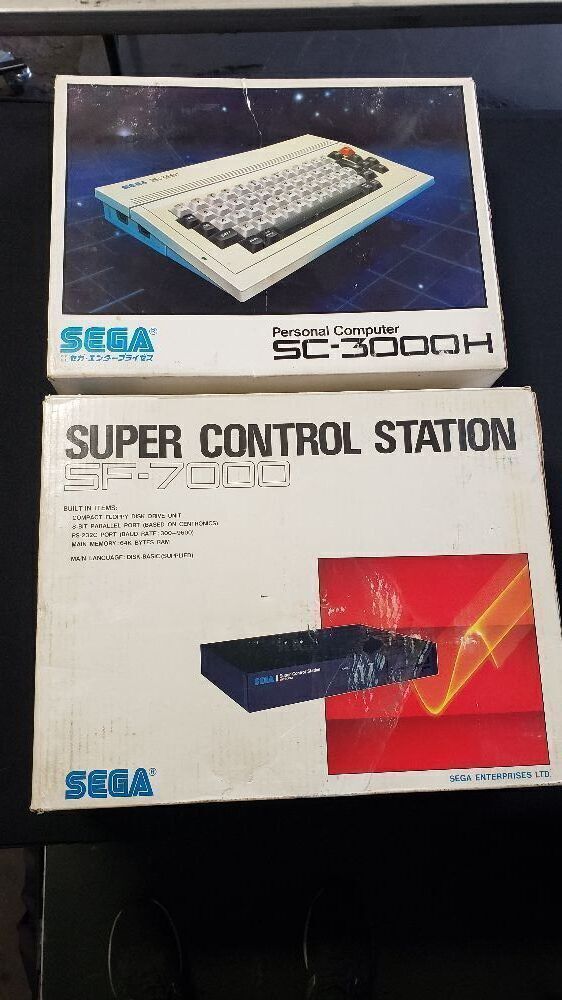 Sega Personal Computer SC-3000H & Super Control Station SF-7000 CIB