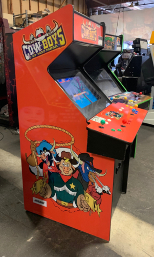 THE COWBOYS OF MOO MESA 4 PLAYER ARCADE GAME W/ LCD