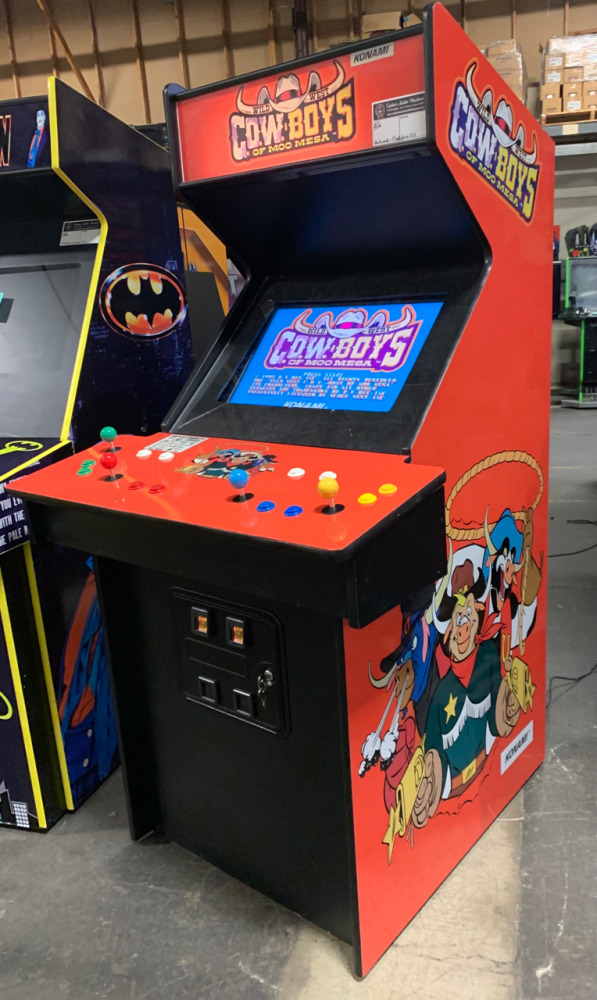 THE COWBOYS OF MOO MESA 4 PLAYER ARCADE GAME W/ LCD