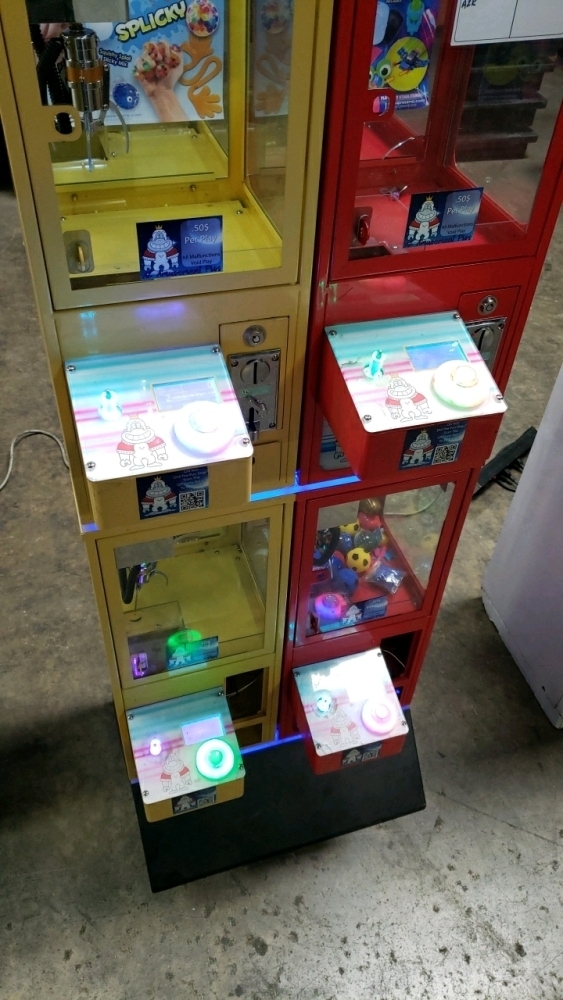 GLOWMASTER MINI MICRO CLAW CRANE MACHINE 4 BIN PARTS