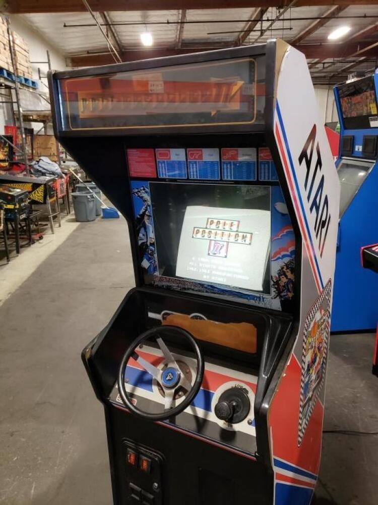 POLE POSITION II UPRIGHT CLASSIC ARCADE GAME ATARI