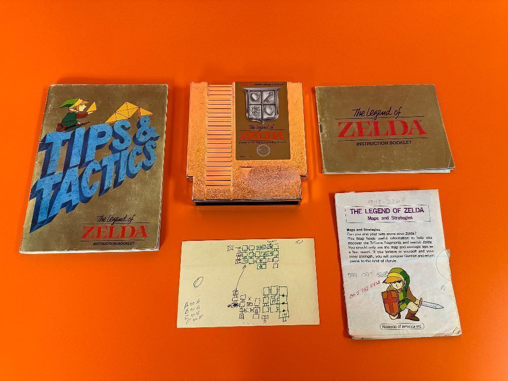 The Legend of Zelda for NES Instruction Booklets Bundle