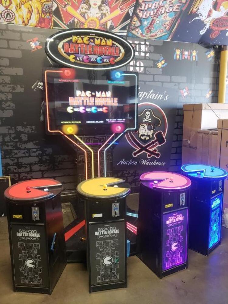 PACMAN BATTLE ROYALE DELUXE 4 PLAYER ARCADE GAME