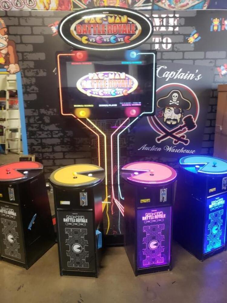 PACMAN BATTLE ROYALE DELUXE 4 PLAYER ARCADE GAME