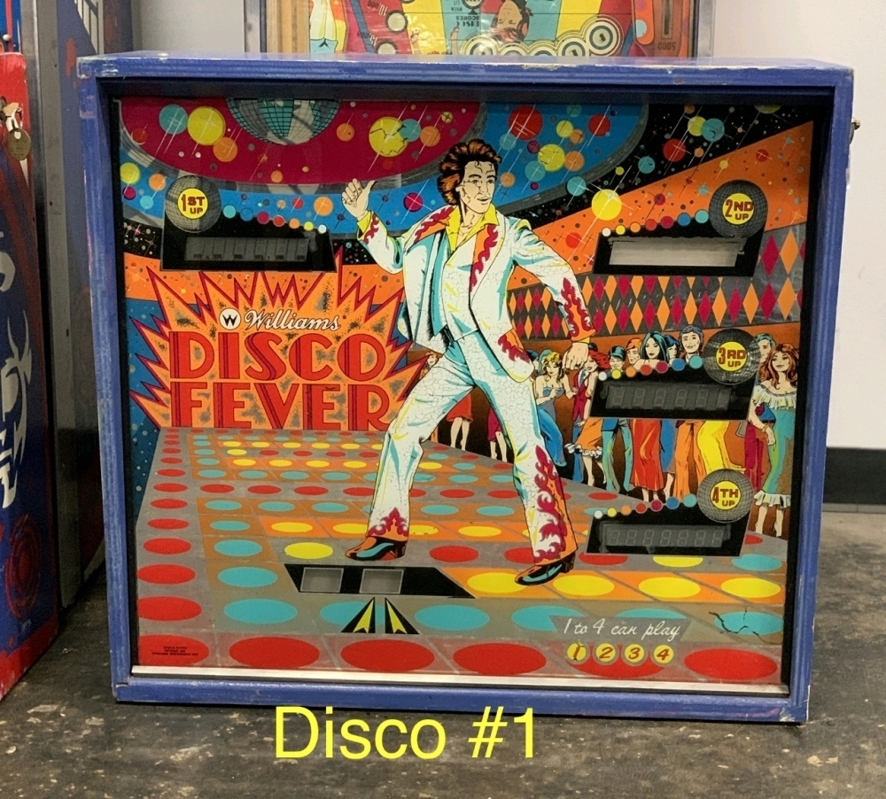 DISCO FEVER PINBALL MACHINE PROJECT WILLIAMS 1978