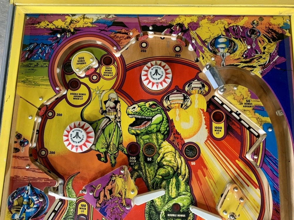 MIDDLE EARTH PINBALL PLAYFIELD & LOWER CABINET ATARI 1978 #3