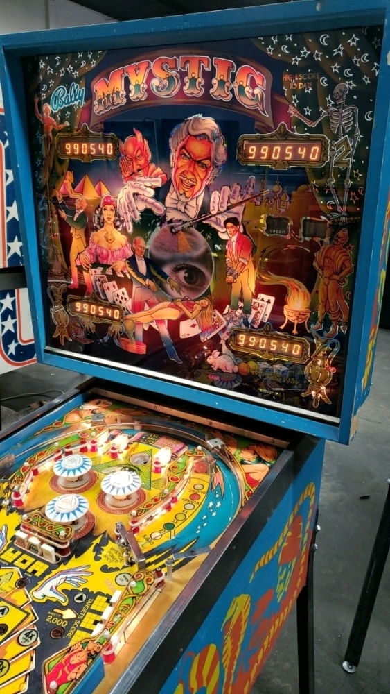 MYSTIC CLASSIC PINBALL MACHINE BALLY 1980