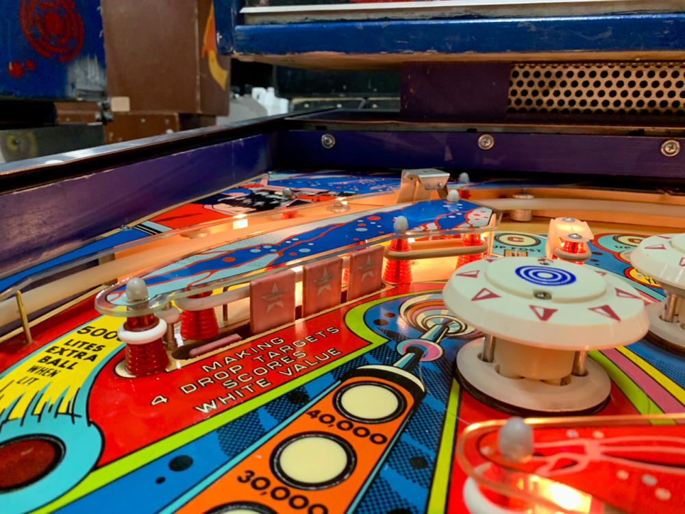 CONTACT WIDE BODY PINBALL MACHINE WILLIAMS ELECTRONICS 1978 #1