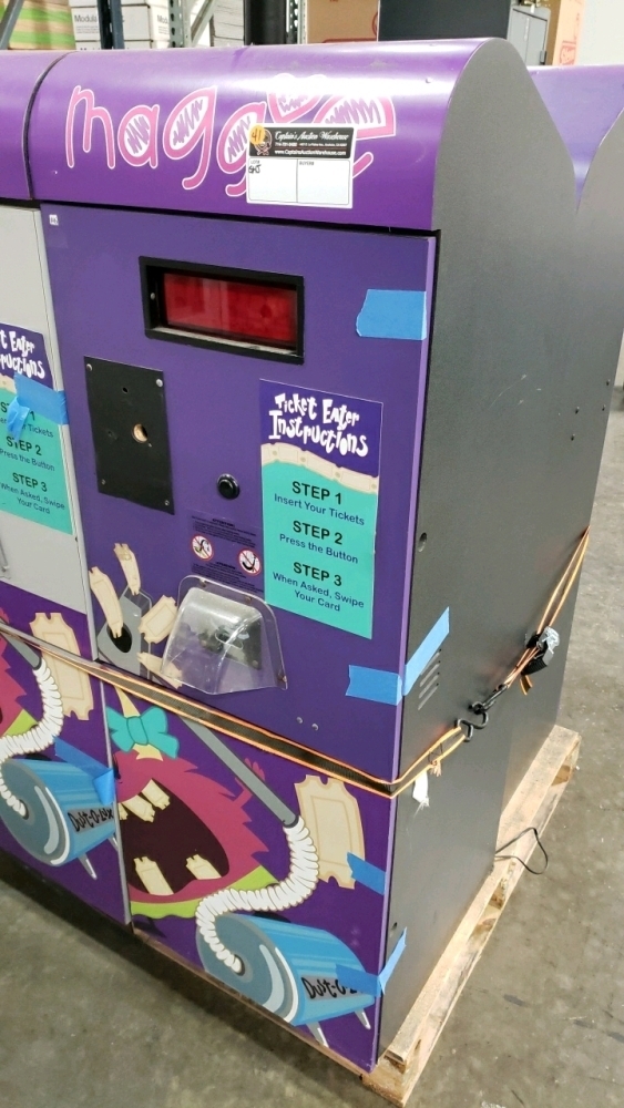 DELTRONICS TT-2000 SINGLE SIDE TICKET EATER KIOSK #41