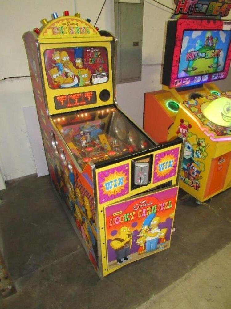 THE SIMPSONS KOOKY CARNIVAL TICKET REDEMPTION GAME