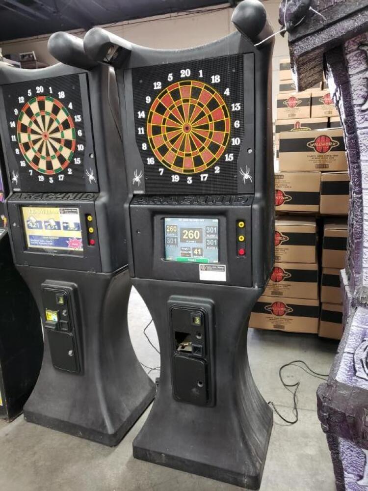 ARACHNID GALAXY II UPRIGHT COIN OP DARTS