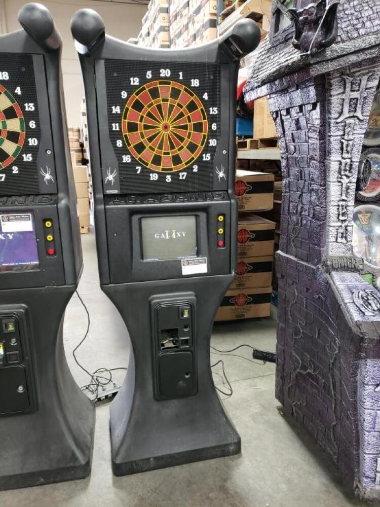 ARACHNID GALAXY II UPRIGHT COIN OP DARTS