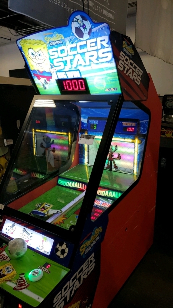 SPONGEBOB SOCCER STARS DELUXE TICKET REDEMPTION GAME