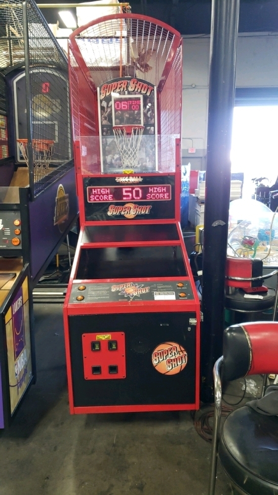 SUPER SHOT BASKETBALL RED SPORTS REDEMPTION GAME