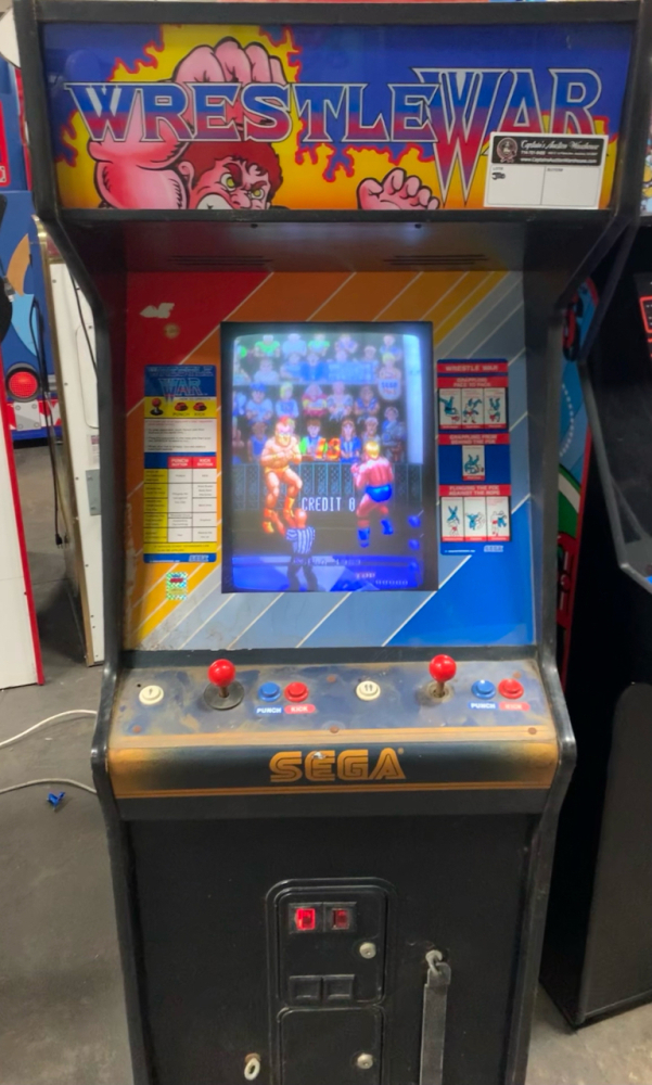 SEGA WRESTLE WAR UPRIGHT ARCADE GAME