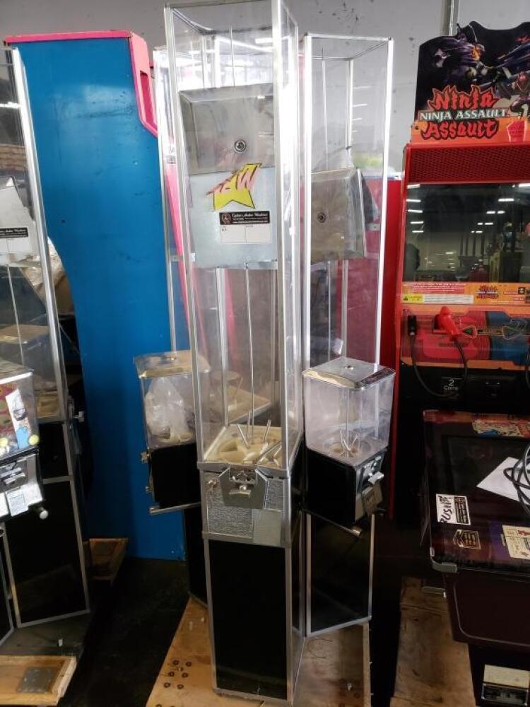 NORTHWESTERN TOWER 6 HEAD CAPSULE VENDING RACK #2