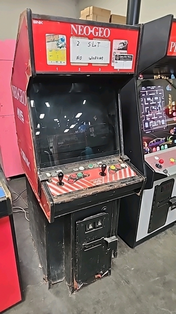 NEO GEO 2 SLOT UPRIGHT ARCADE GAME SNK