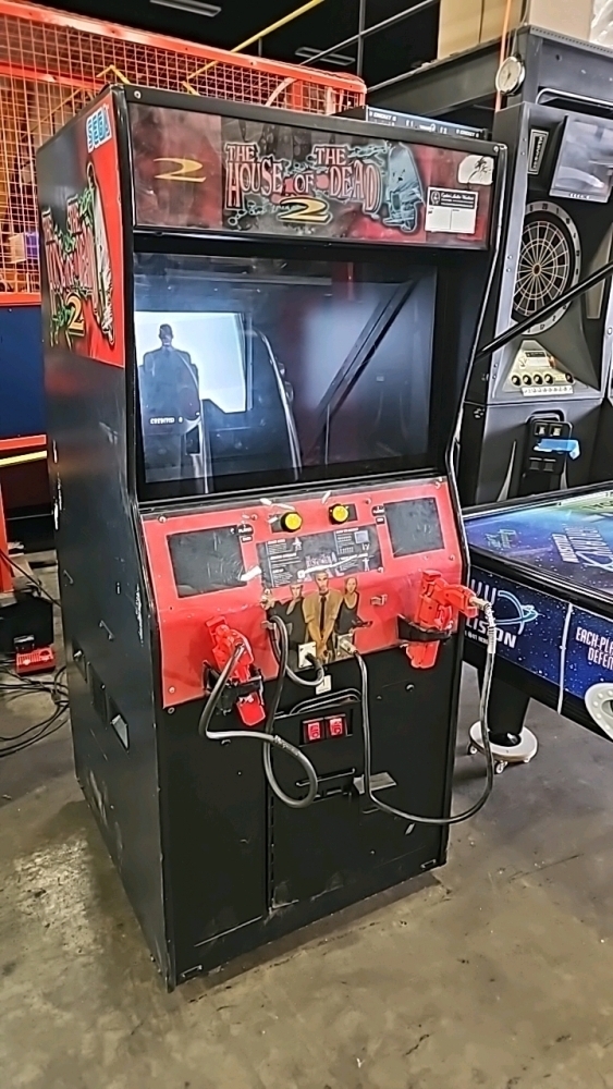 HOUSE OF THE DEAD 2 DEDICATED ZOMBIE SHOOTER ARCADE GAME SEGA