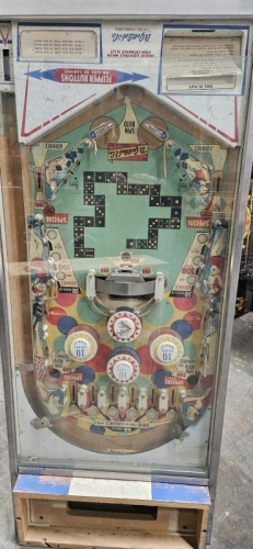 DOMINO WEDGE HEAD PINBALL MACHINE PROJECT GOTTLIEB