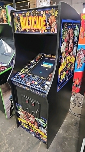 MULTICADE 60 IN 1 UPRIGHT ARCADE GAME NEW BUILD W/ LCD MONITOR