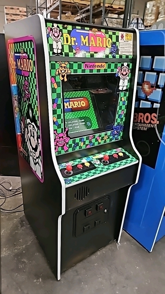 DR MARIO UPRIGHT ARCADE GAME NEW BUILD W/ LCD MONITOR