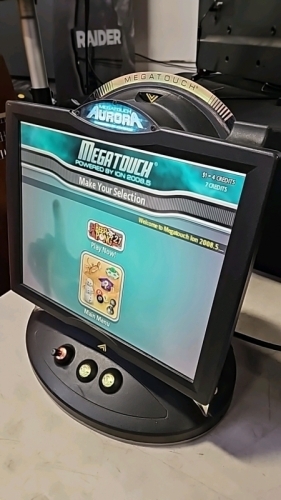 MEGATOUCH AURORA ION 2008.5 COUNTER TOP TOUCH SCREEN ARCADE GAME