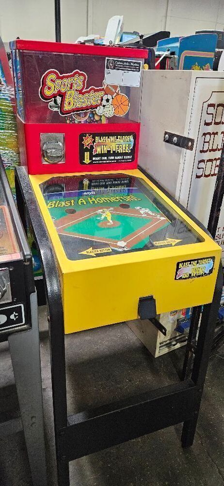 SPORTS BLASTER PINBALL NOVELTY BULK CAPSULE VENDING QM