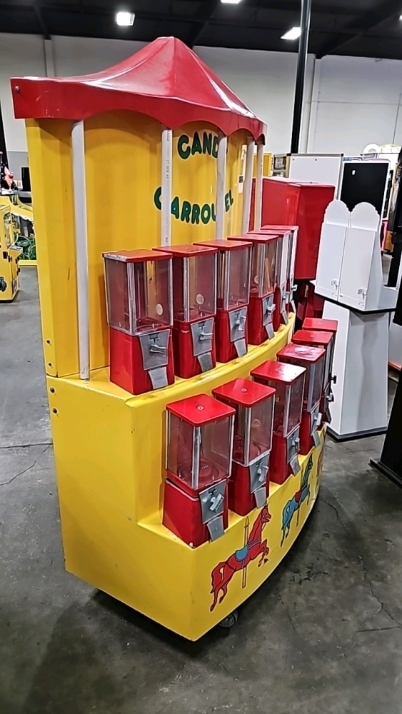 CANDY CAROUSEL BULK VENDING RACK