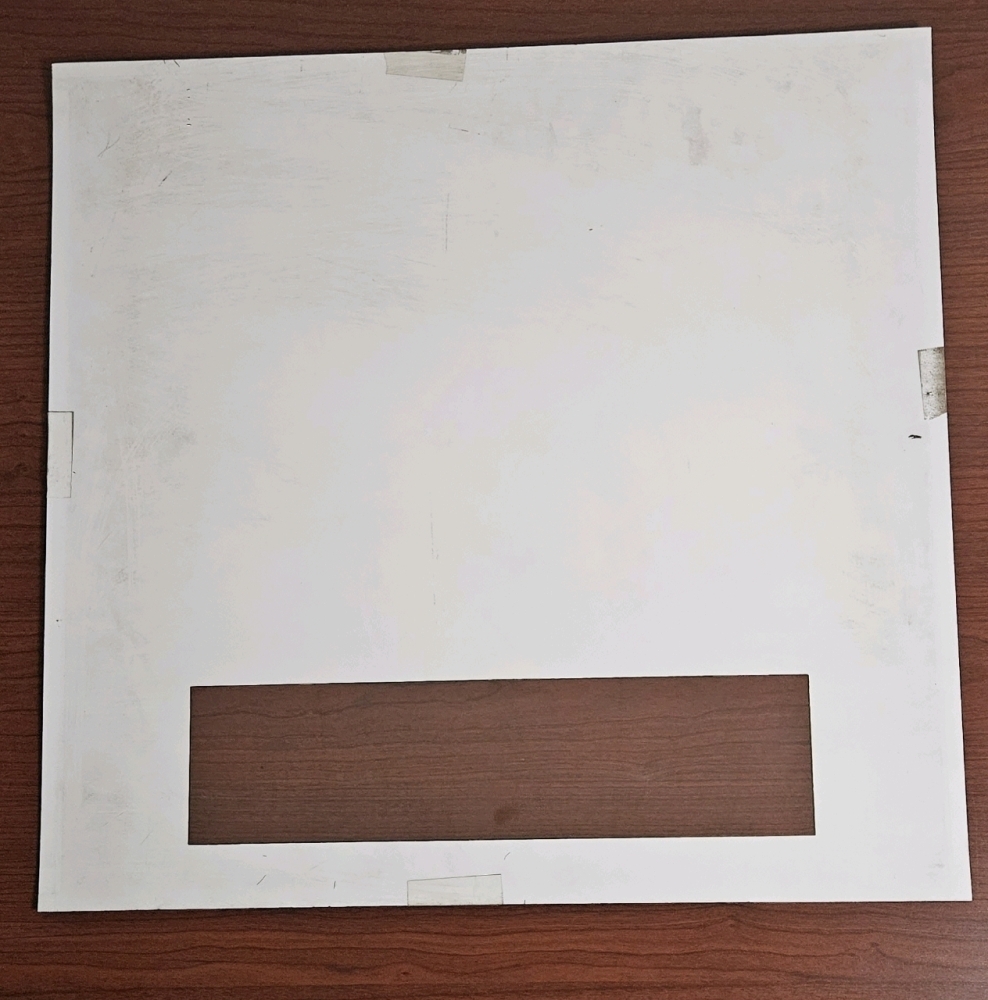 TICKET TAC TOE TRANSLITE BACK GLASS BEZEL ART by FUNHOUSE WILLIAMS