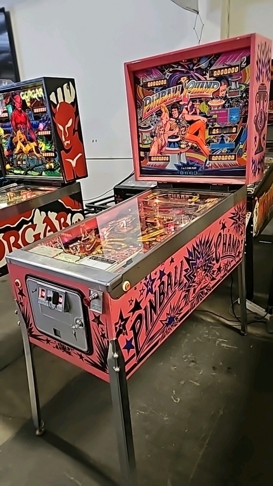 PINBALL CHAMP PINBALL MACHINE ZACCARIAH