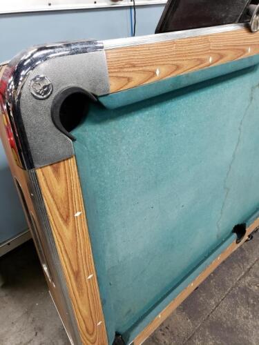 POOL TABLE 7' VALLEY COUGAR SLATE TOP COIN OP