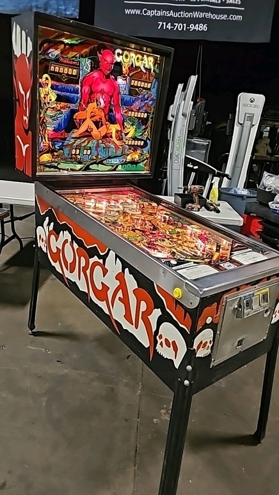 GORGAR CLASSIC WILLIAMS PINBALL MACHINE