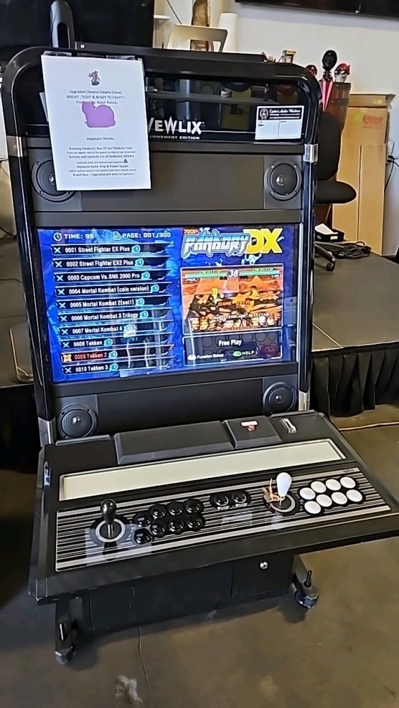 CHEWLIX (VEWLIX CLONE) 32 LCD PANDORY DX TOOL TOURNEY READY ARCADE GAME