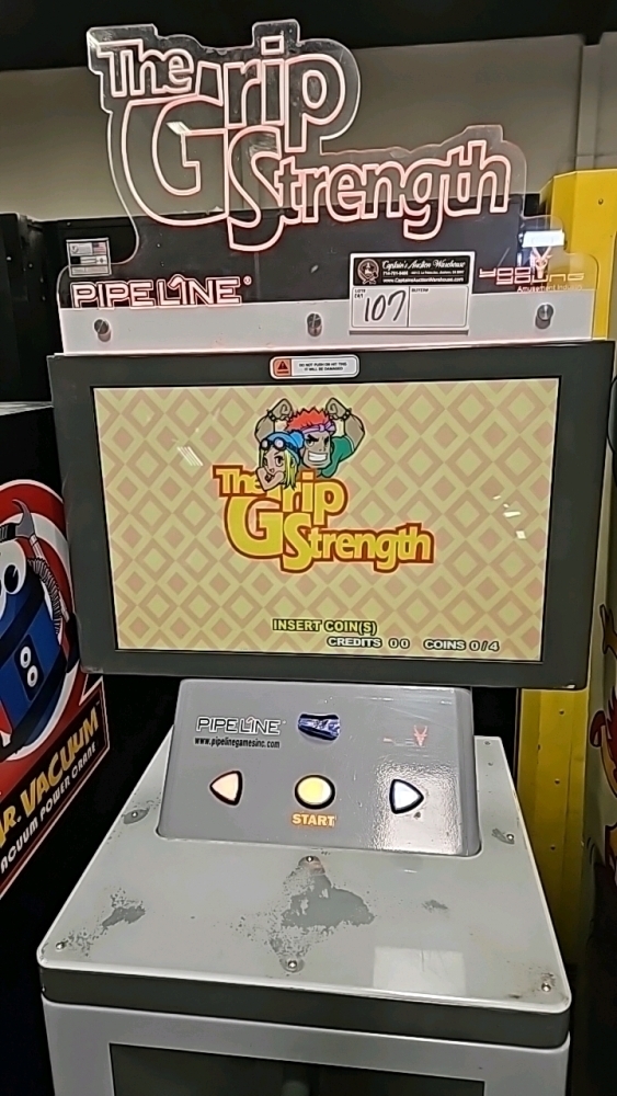 THE GRIP STRENGTH NOVELTY KIOSK PIPELINE GAMES