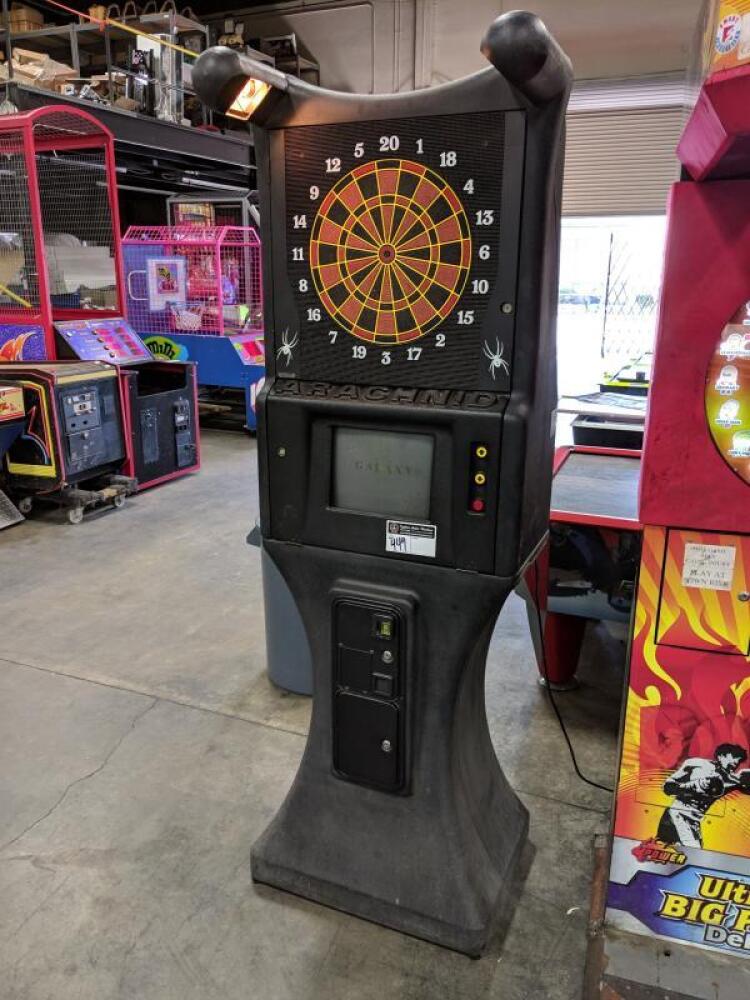 ARACHNID DARTS GALAXY II UPRIGHT COIN OP