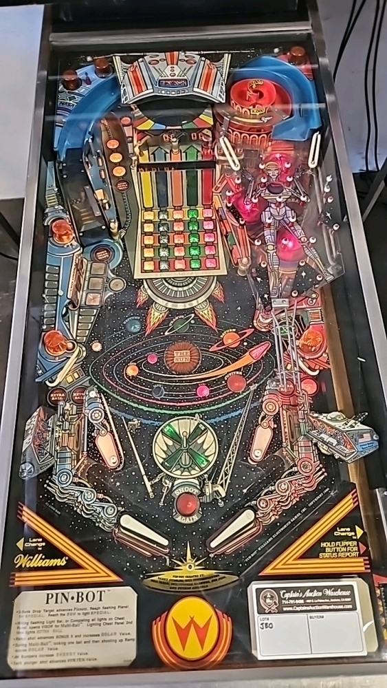PIN-BOT CLASSIC WILLIAMS PINBALL MACHINE