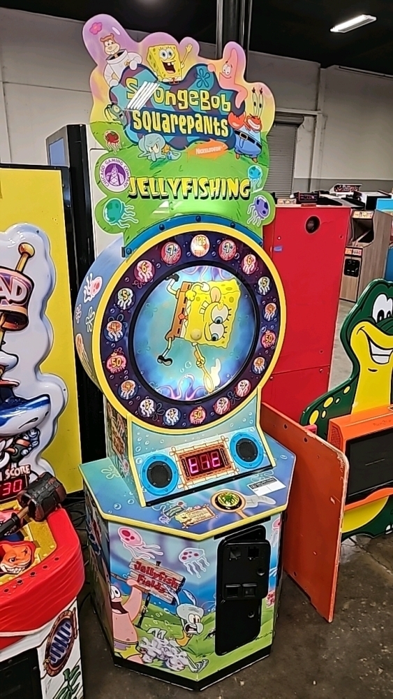 SPONGEBOB JELLY FISHING TICKET REDEMPTION GAME SEGA