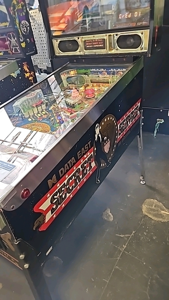 SECRET SERVICE PINBALL MACHINE DATA EAST 1988