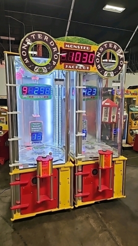 MONSTER DROP DUAL TICKET REDEMPTION GAME BENCHMARK